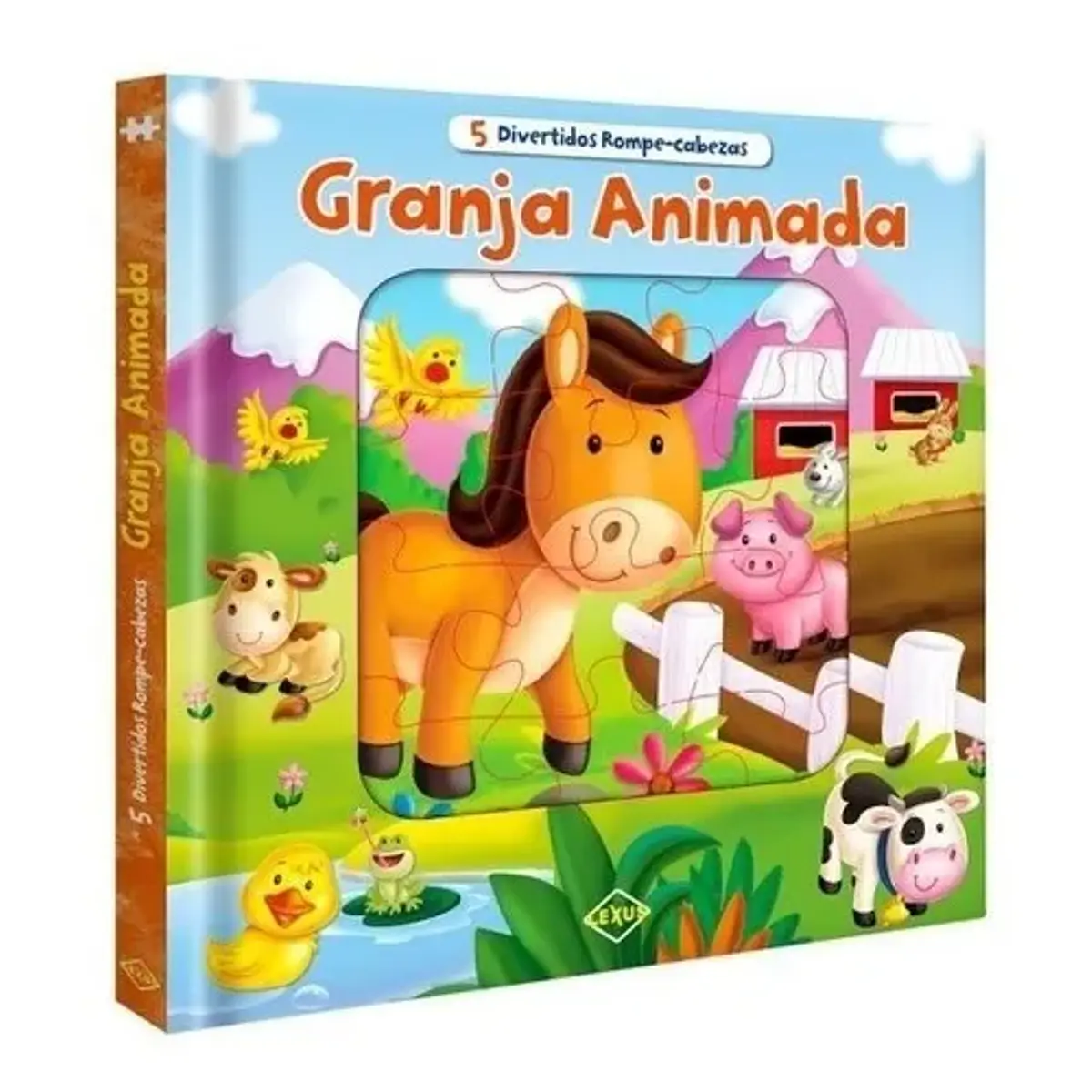 GRANJA ANIMADA (5 divertidos rompecabezas)