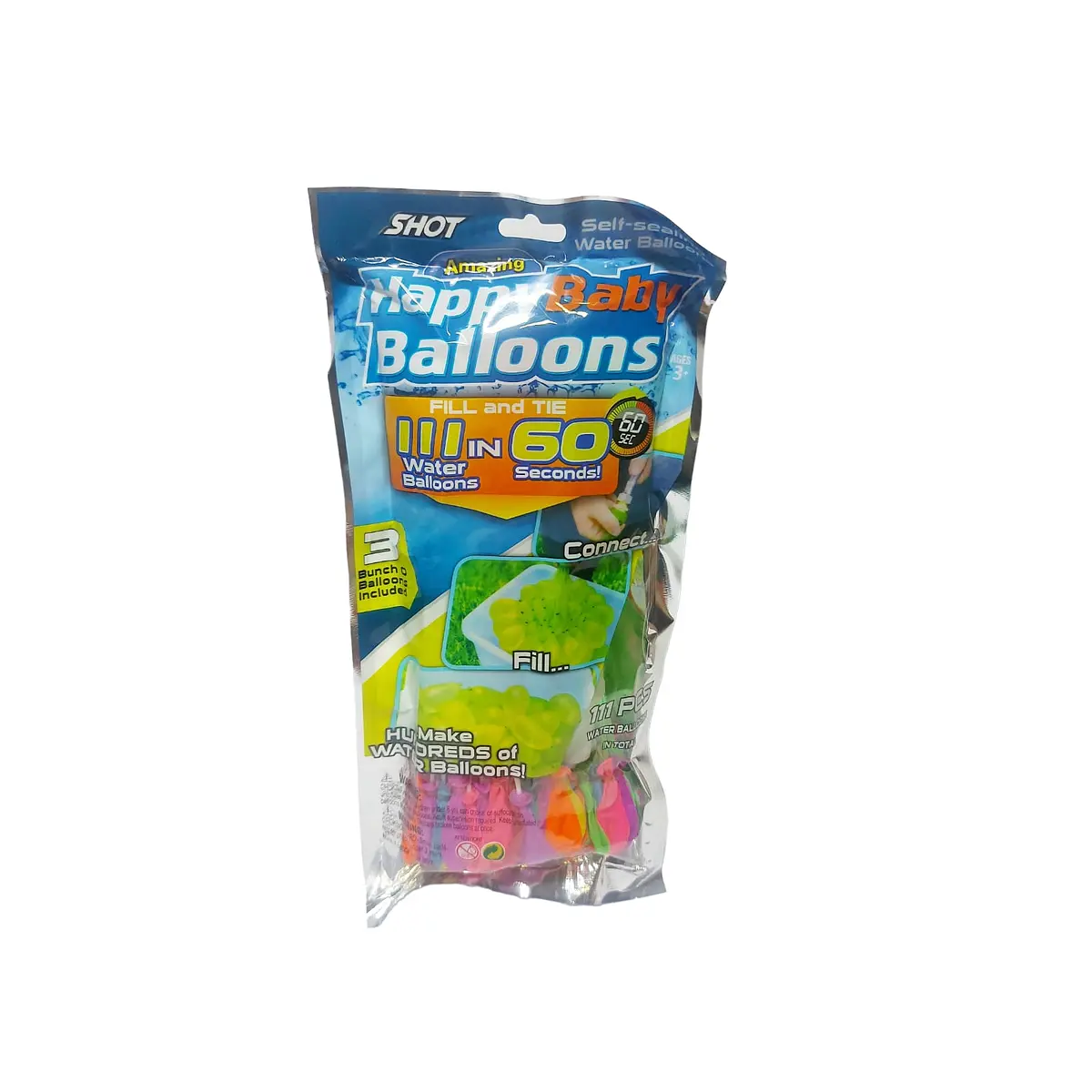Bombita De Agua 3 Ramos 111 Bombitas Llena En 1 Minuto