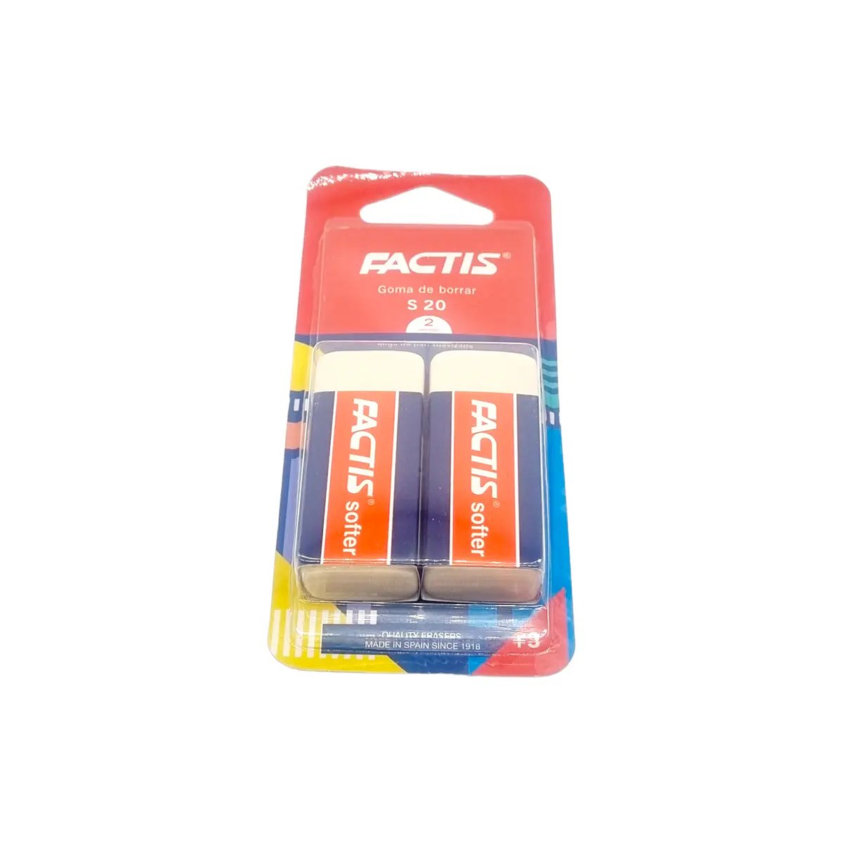 Pack 2 gomas de borrar Factis S20