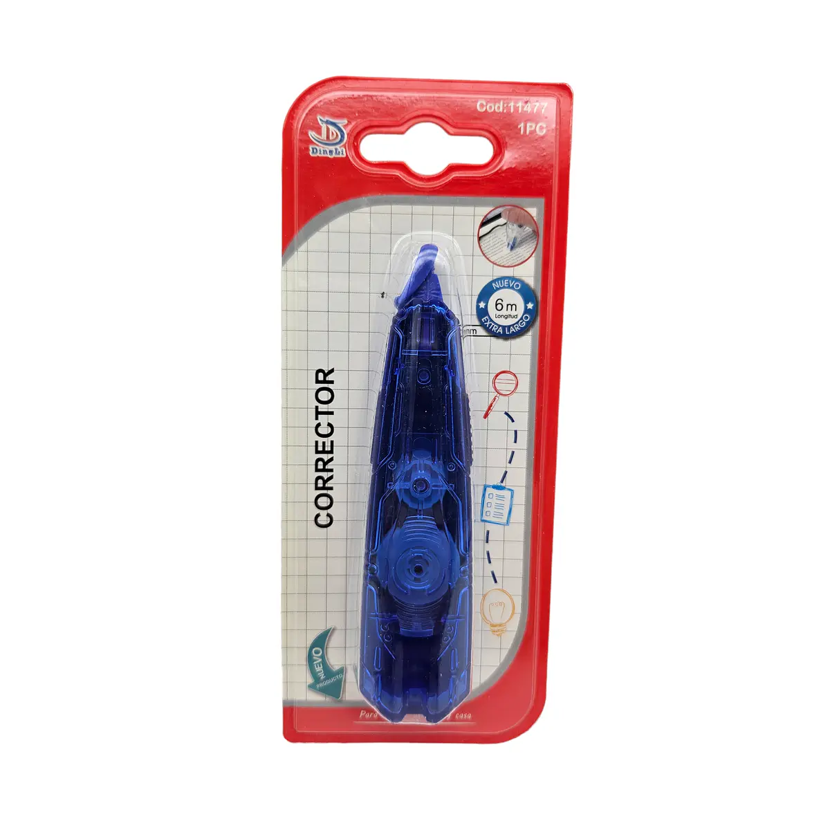 Corrector en cinta 6 metros.