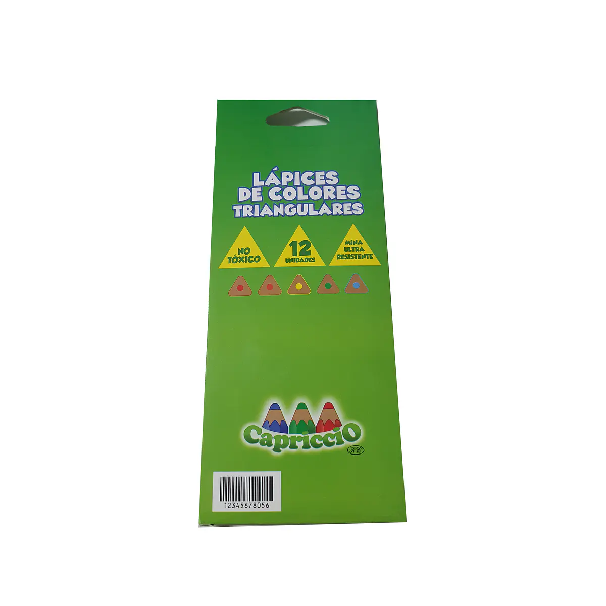 Caja 12 Lapices De Colores Madera Capriccio