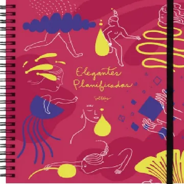 Planner: Elegantes Planificadas (Rojo) Sol Díaz