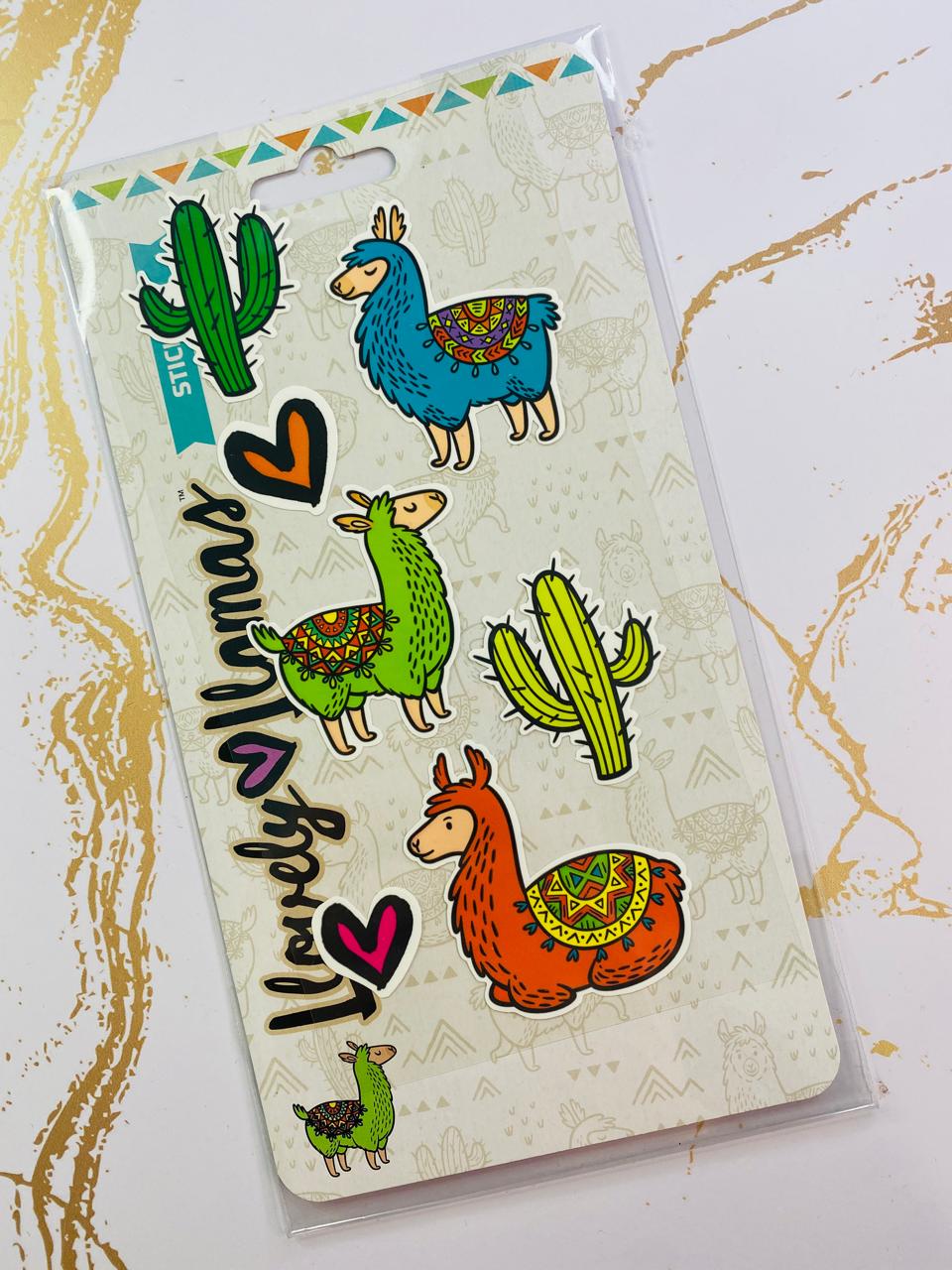 Stickers Lovely Llamas