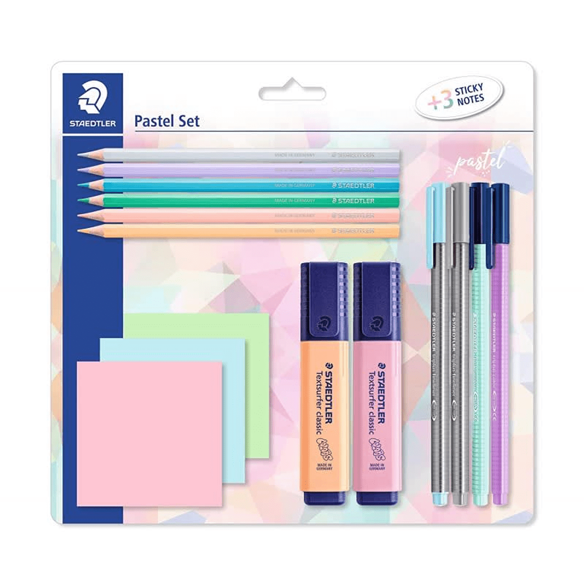 Set Oficina 15 Piezas Pastel Staedtler