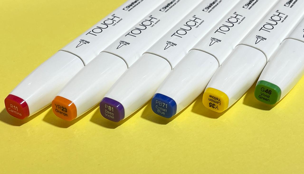 Touch Twin Marker Basics 6 col. ShinHanart