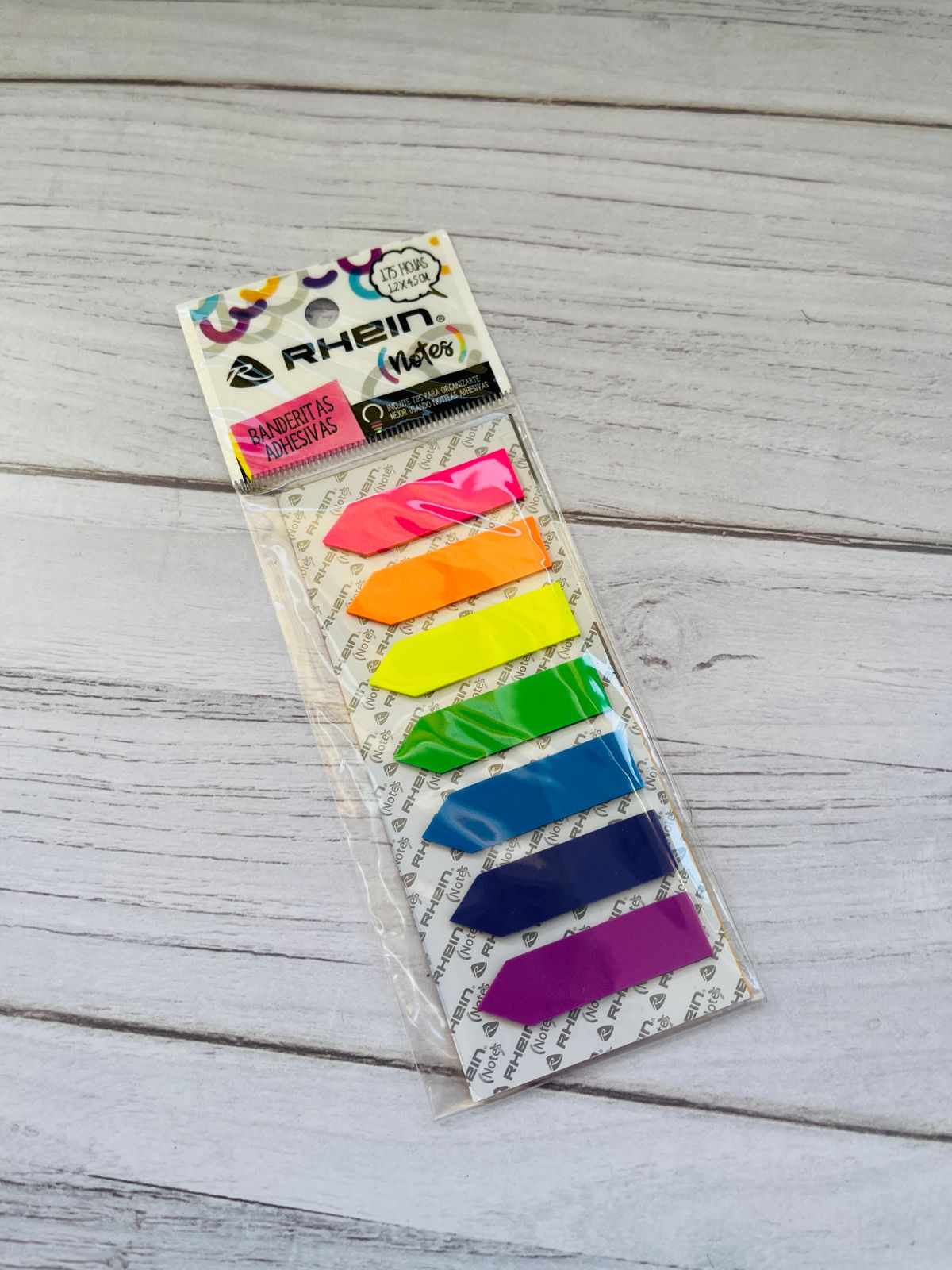 Banderitas adhesivas Flechas 7 Colores Neon Rhein