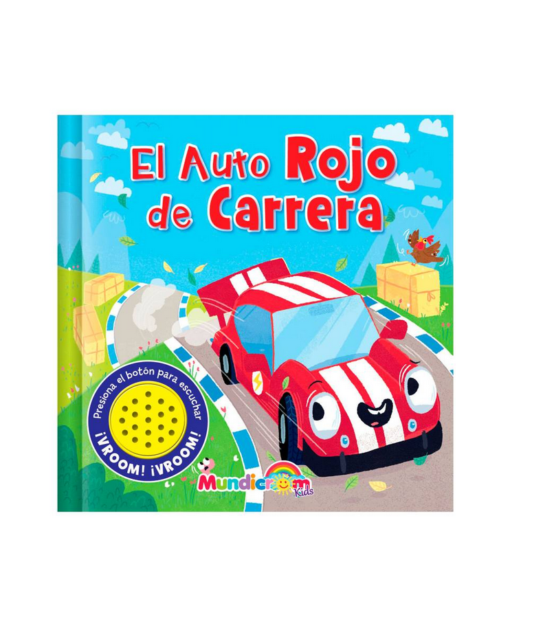 Libro con Sonido El Auto Rojo de Carrera