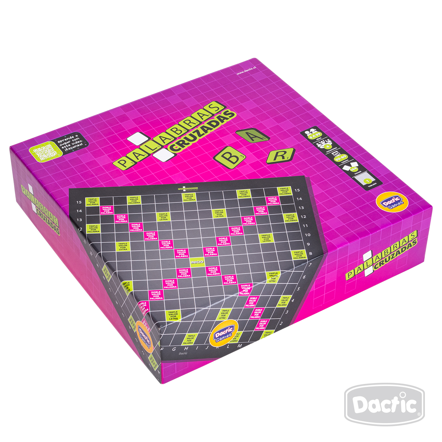 Juego de Mesa Palabras Cruzadas Dactic