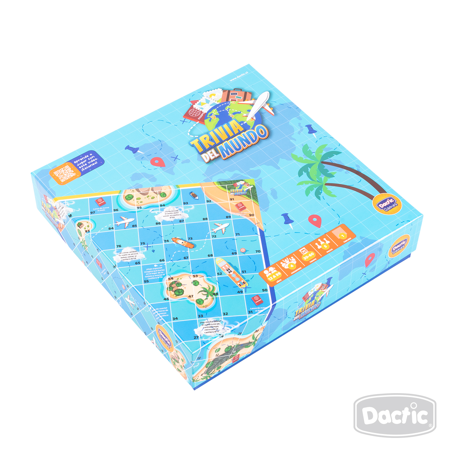 Juego de Mesa Trivia del Mundo Dactic