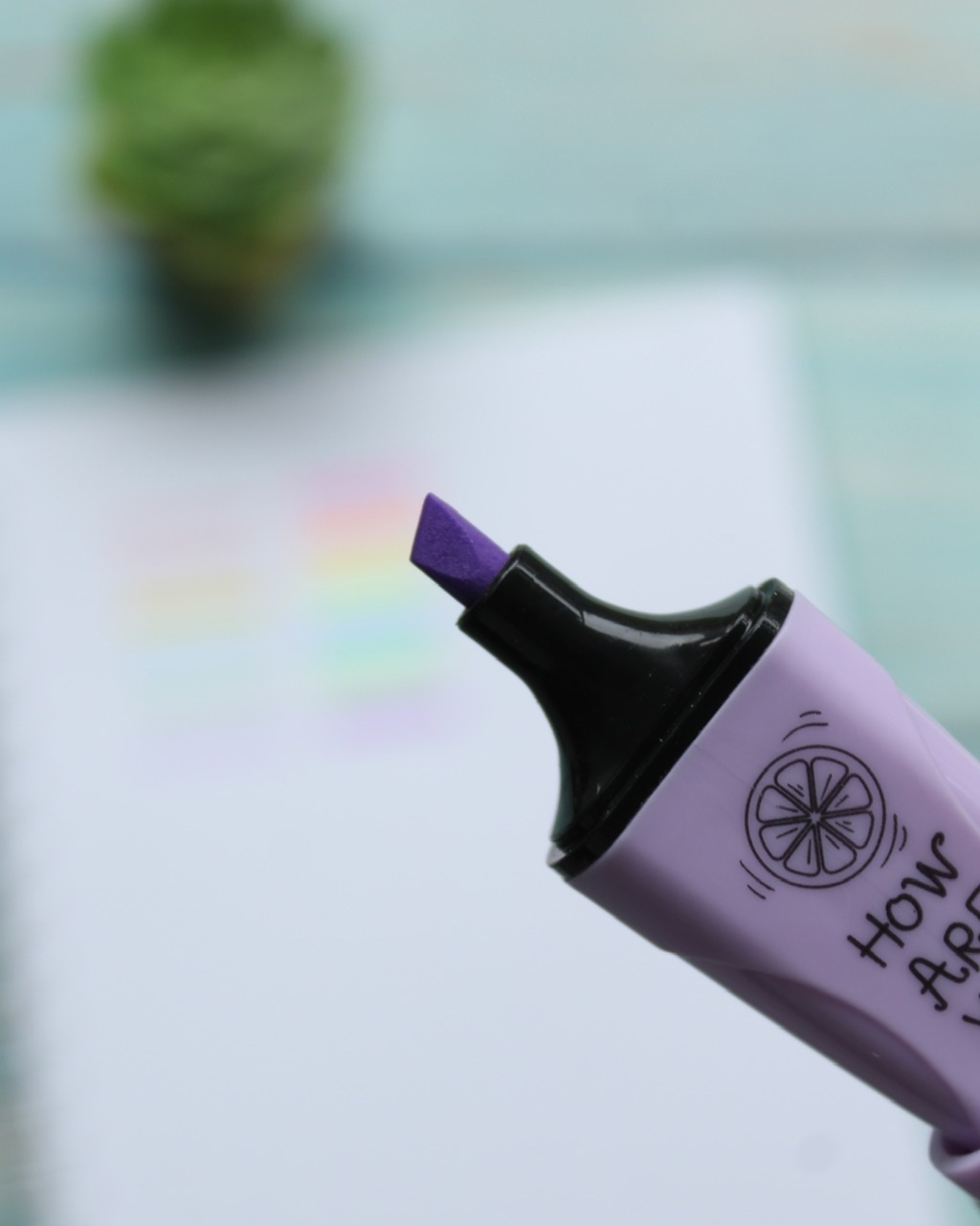 Set Destacadores Mini 12 Col. Neon Y Pastel Motarro.