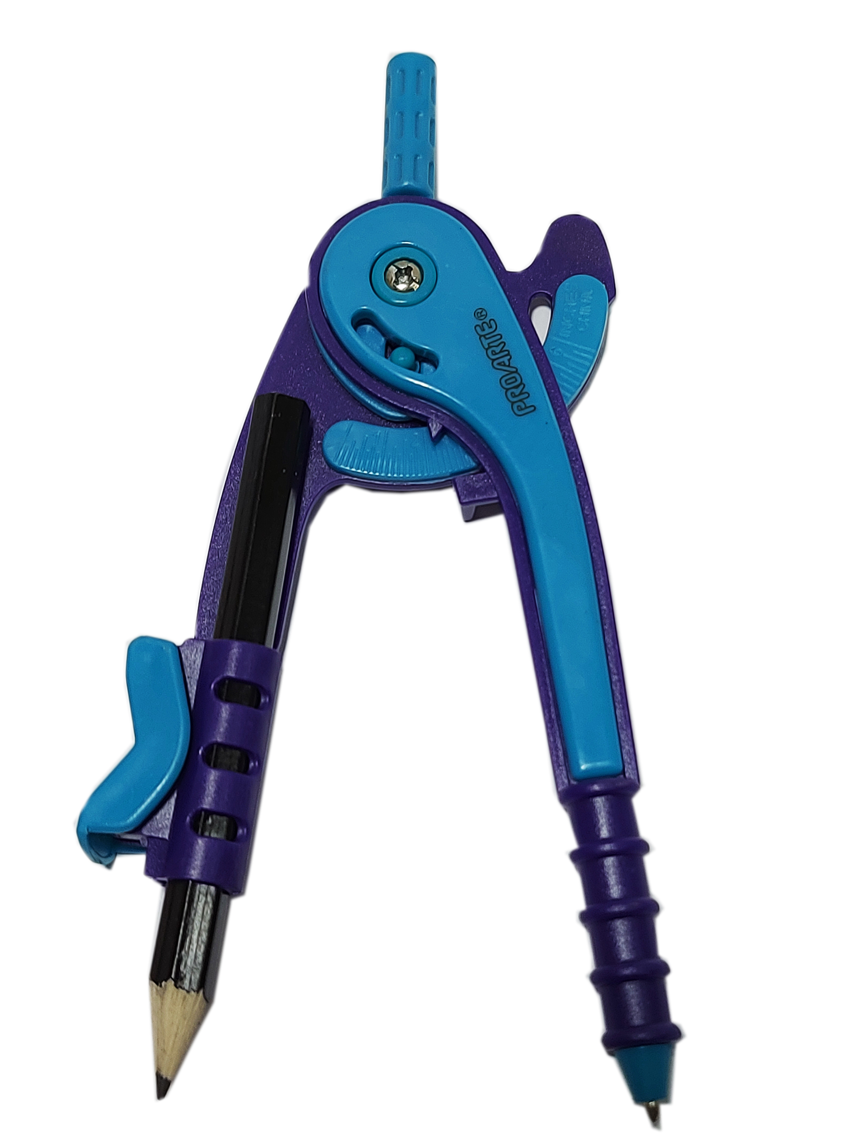 Compás Plástico Con Punta De Seguridad Proarte.