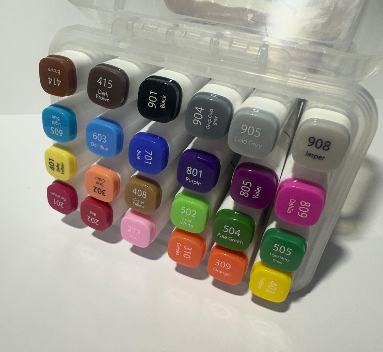 Marcadores Doble Punta 24 Colores Motarro