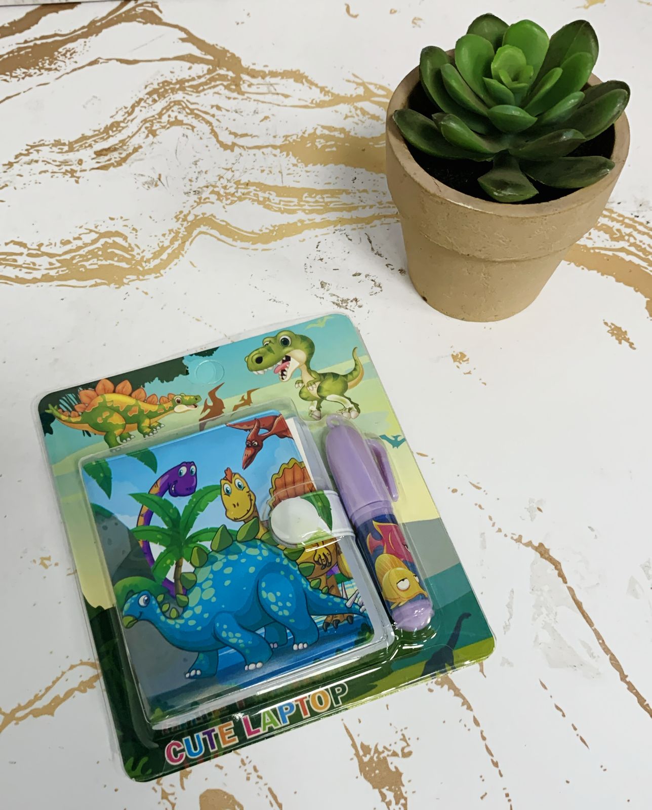 Set Mini LIibreta Con Mini Lápiz Dinosaurio Motarro