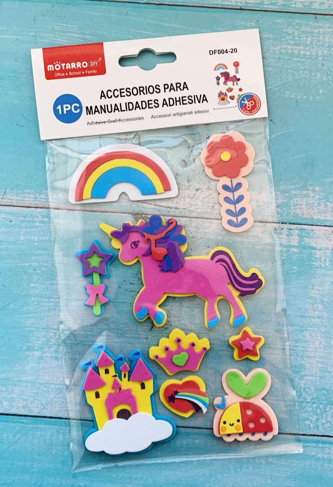 Stickers Goma Eva Autoadhesivo Motarro