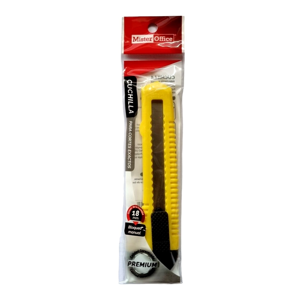 Cartonero Plástico Grande 18 Mm Mister Office