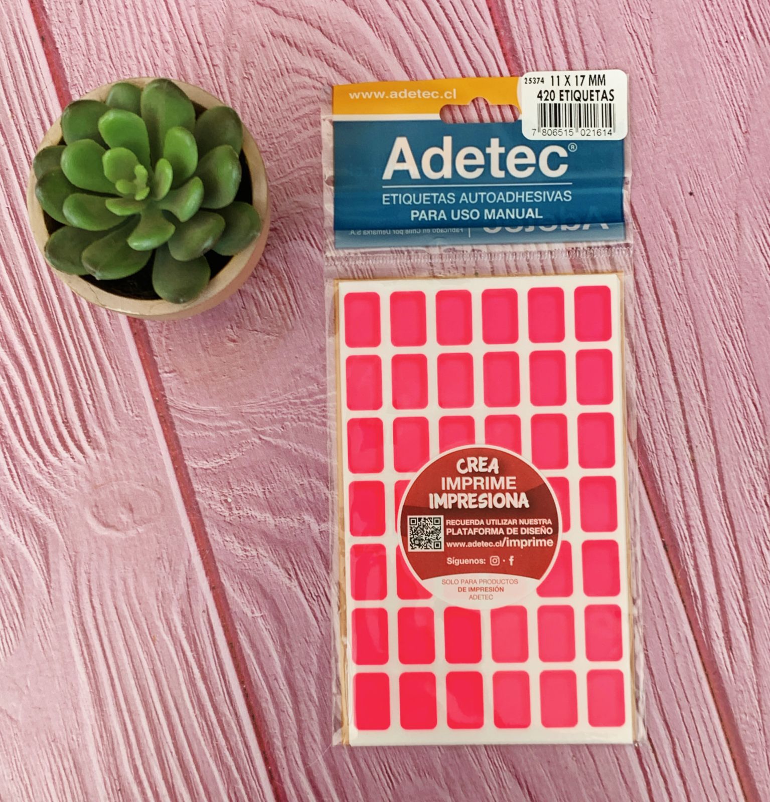 Etiqueta Adhesiva 11 x 17 Adetec