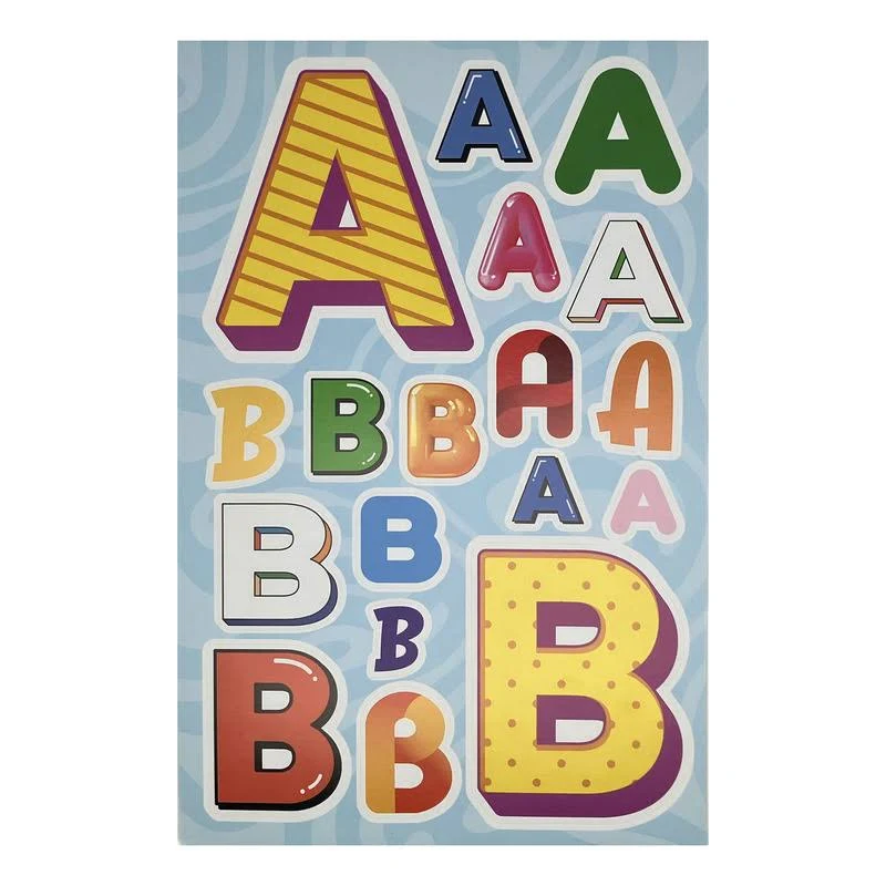 Block De Letras Stickers Adetec