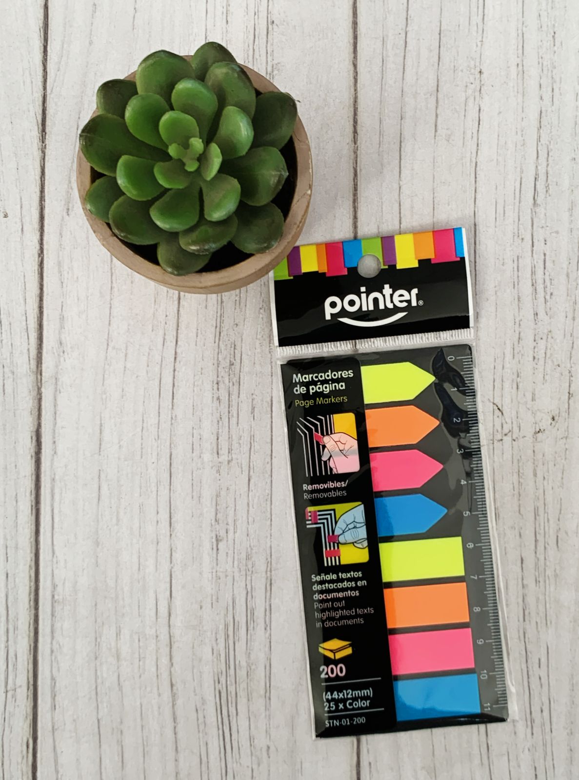 Banderitas Adhesivas Neón 200 Uni Pointer