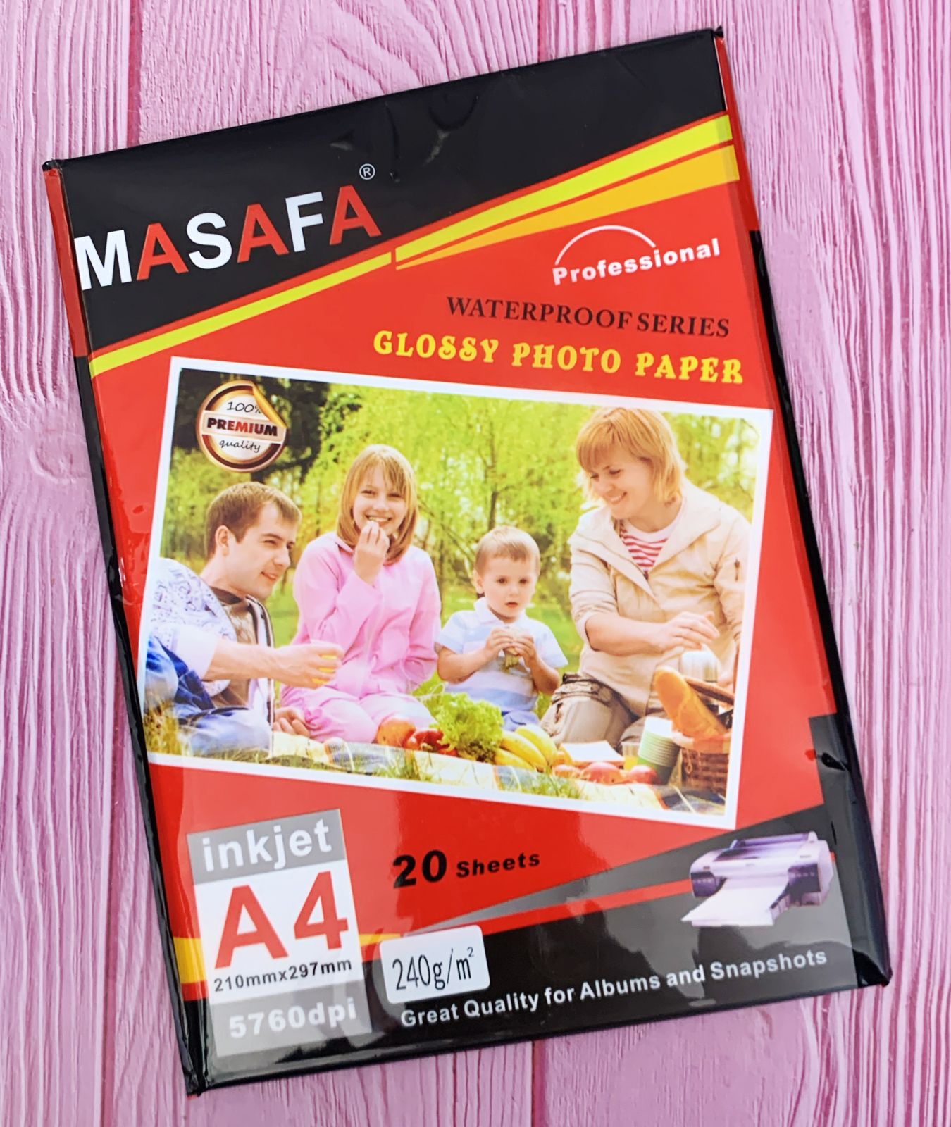 Papel Fotografico A4 Masafa 20 Hjs