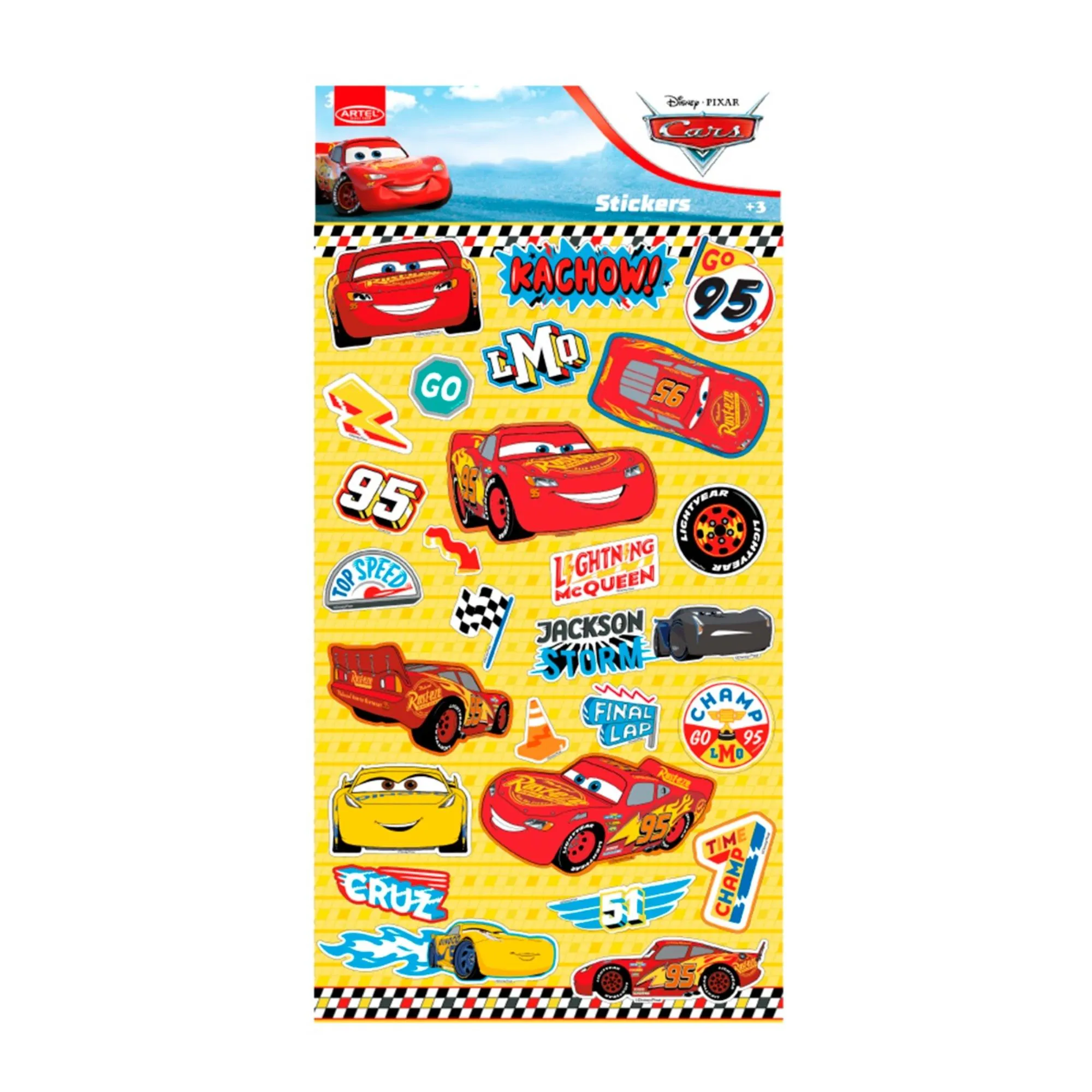 Stickers 3D Cars Artel
