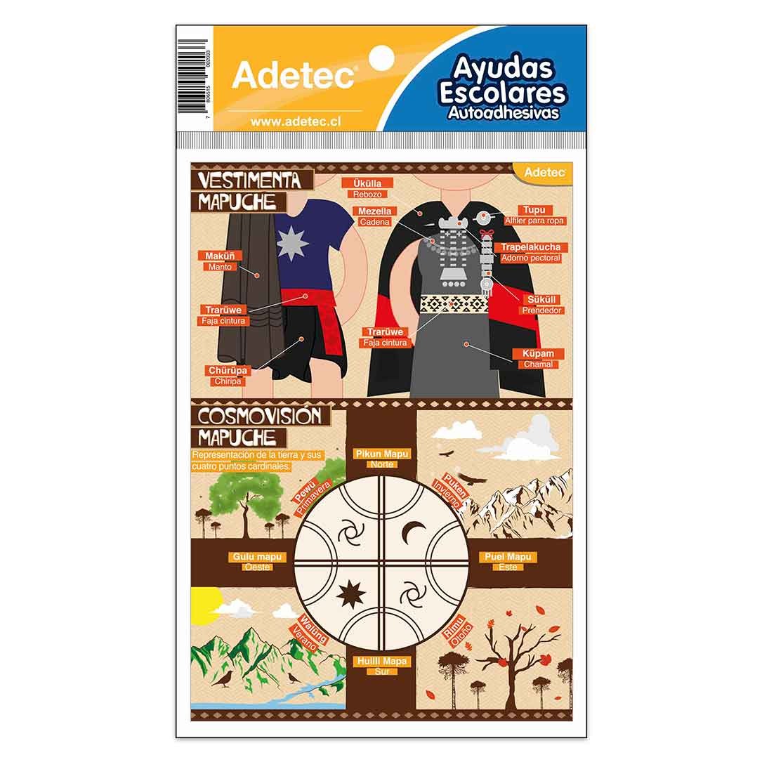 Etiqueta Pueblo Mapuche Autoadhesiva Adetec