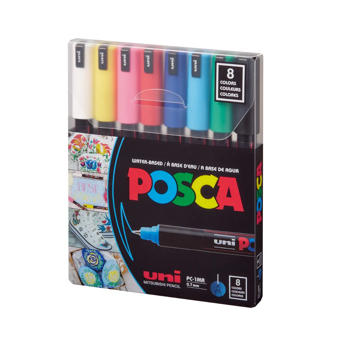 Marcadores Posca 1MR Set 8 Colores