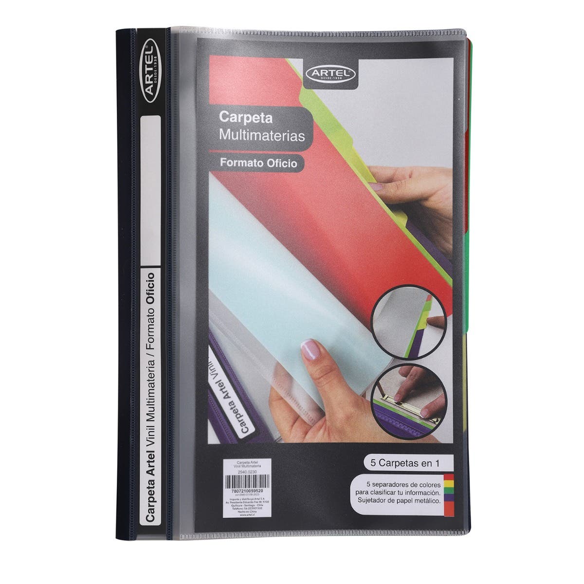 Carpeta Con Acoclip Oficio - Artel