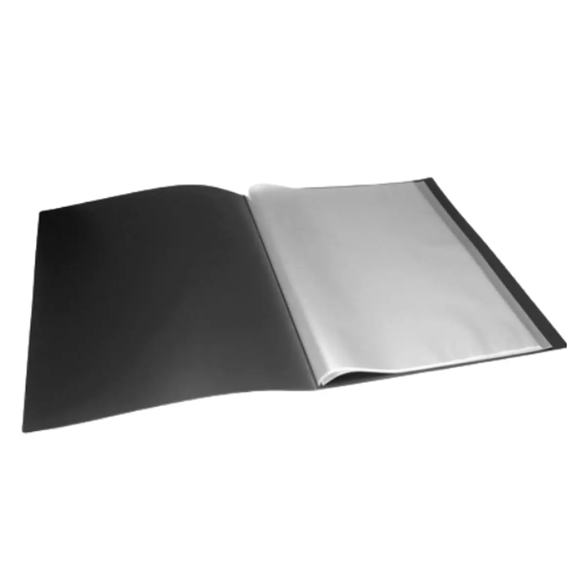 Carpeta Oficio Vinílico Gris 10 Fundas Hand