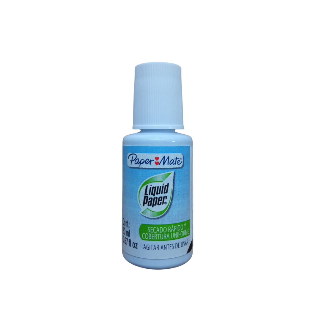 CORRECTOR FRASCO 20ml. LIQUID PAPER MATE