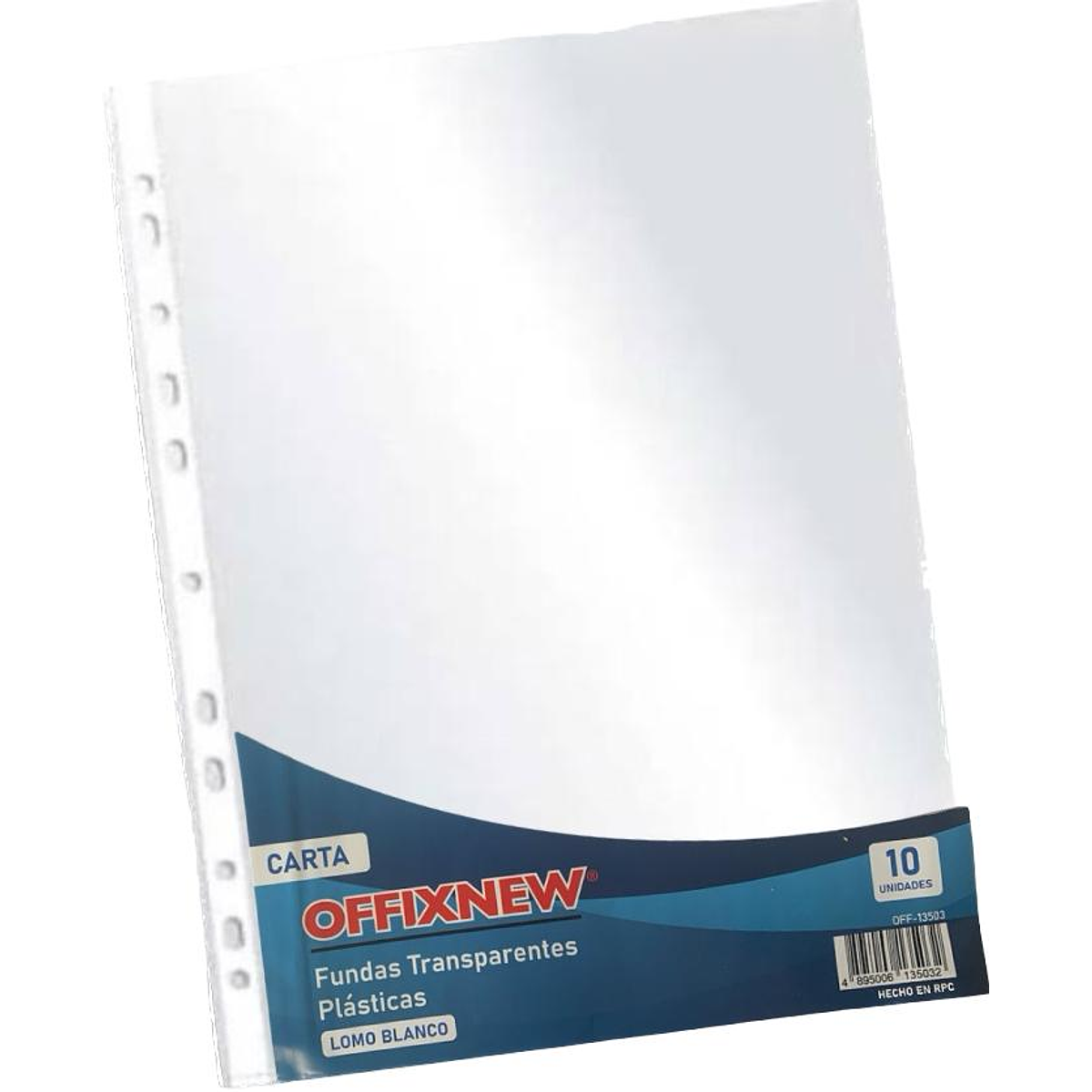 FUNDA CARTA POR 10 UNIDADES