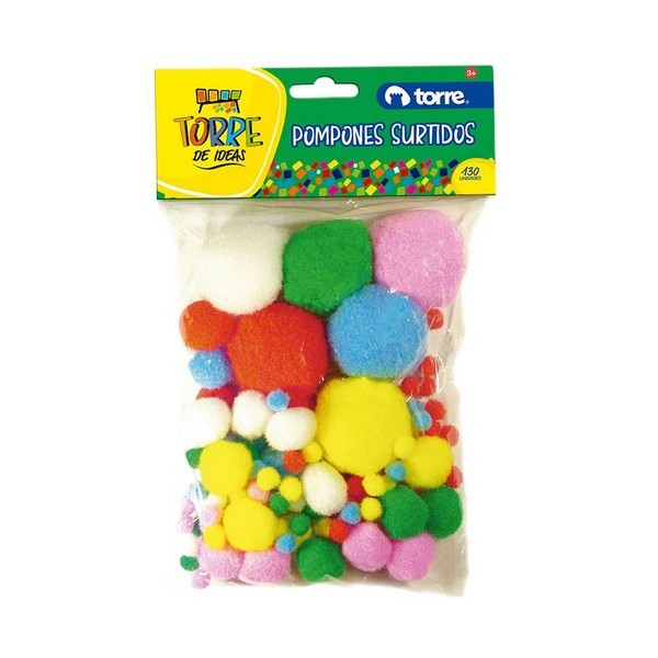 POM POM TAMAÑOS SURTIDOS TORRE