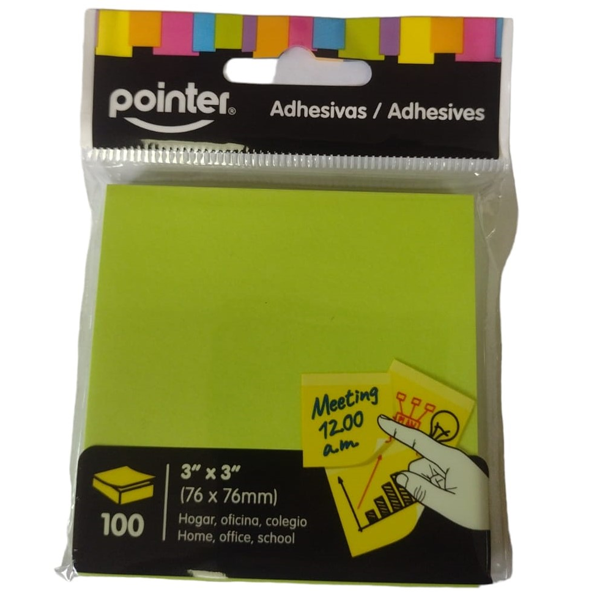 POST-IT ( NOTAS ADHESIVA ) 76 X 76 MM