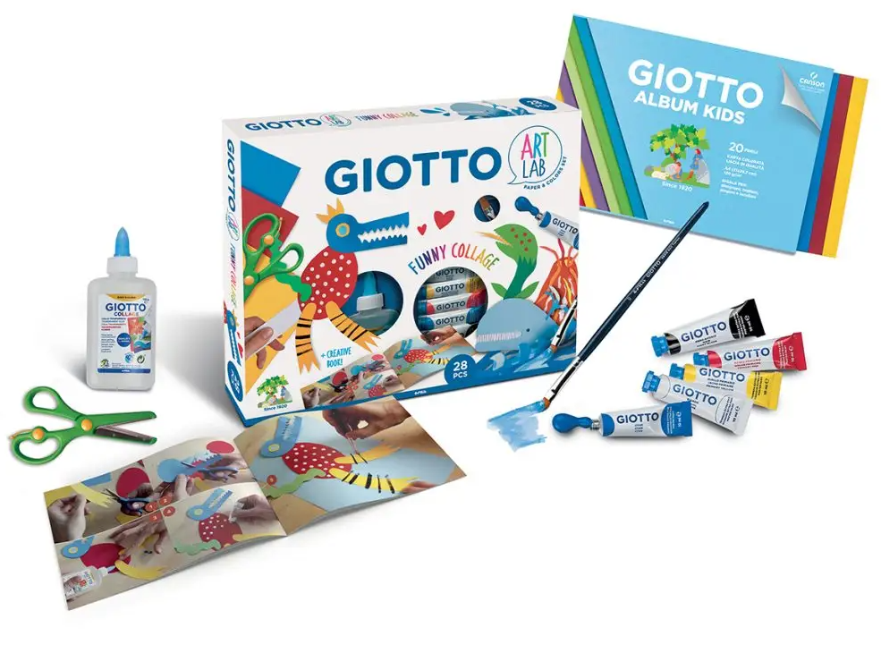 SET GIOTTO ART LAB COLLAGE