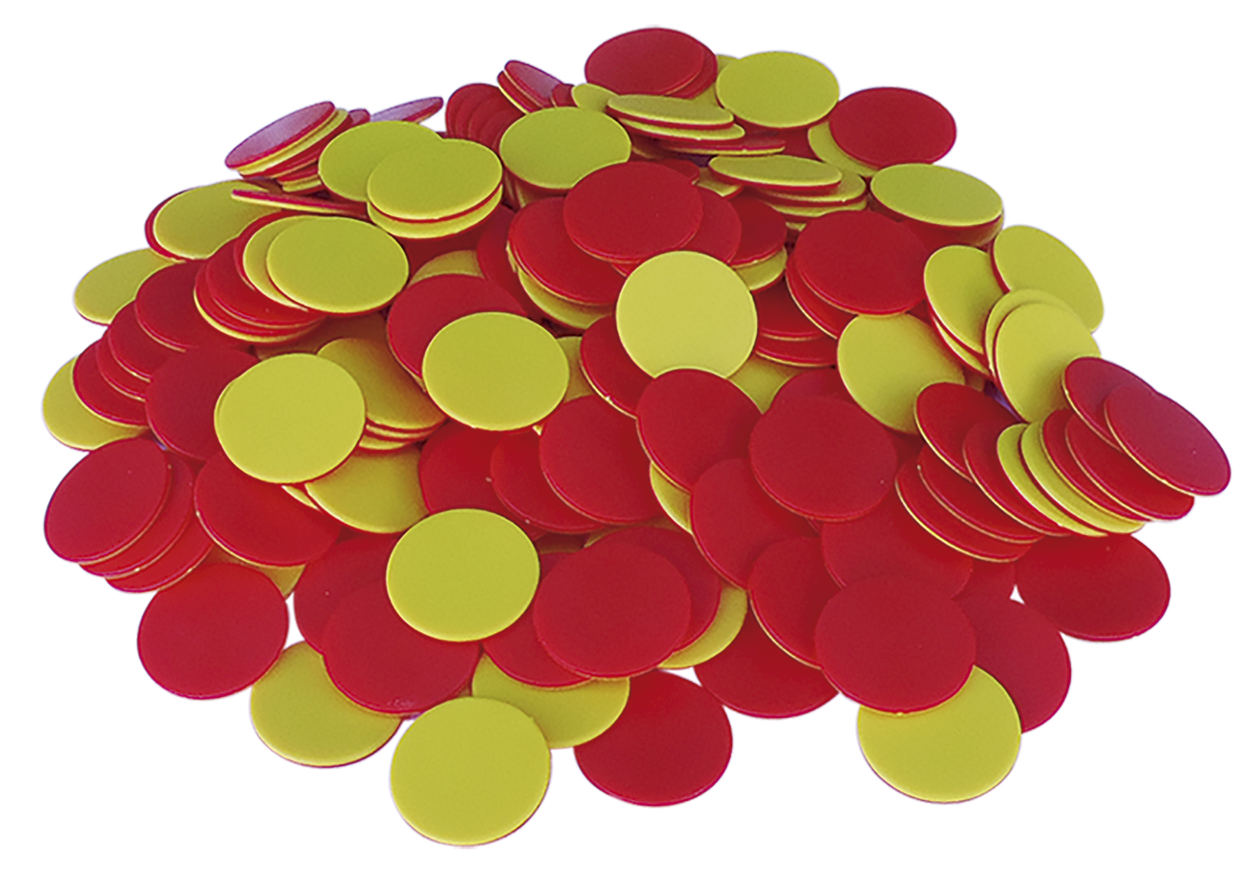 FICHAS BICOLOR ROJO Y AMARILLO