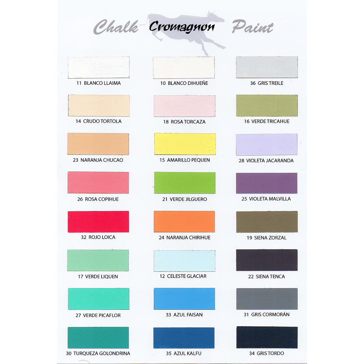 PINTURA TIZA - DIFERENTES COLORES