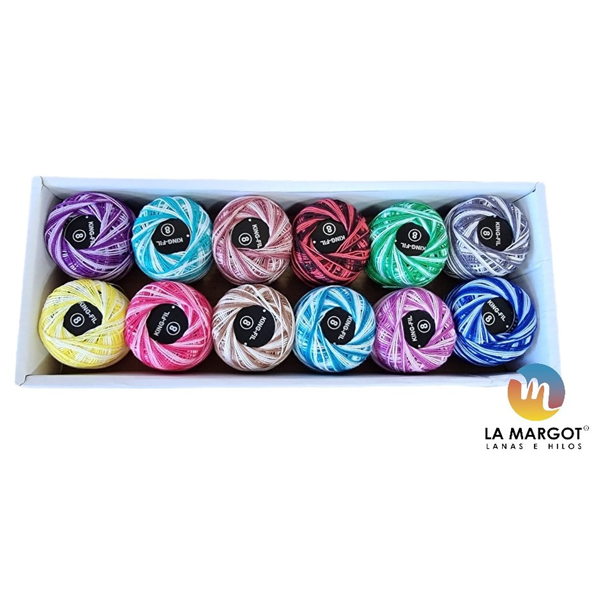 SET DE HILO PERLÉ COLORES MATIZADO