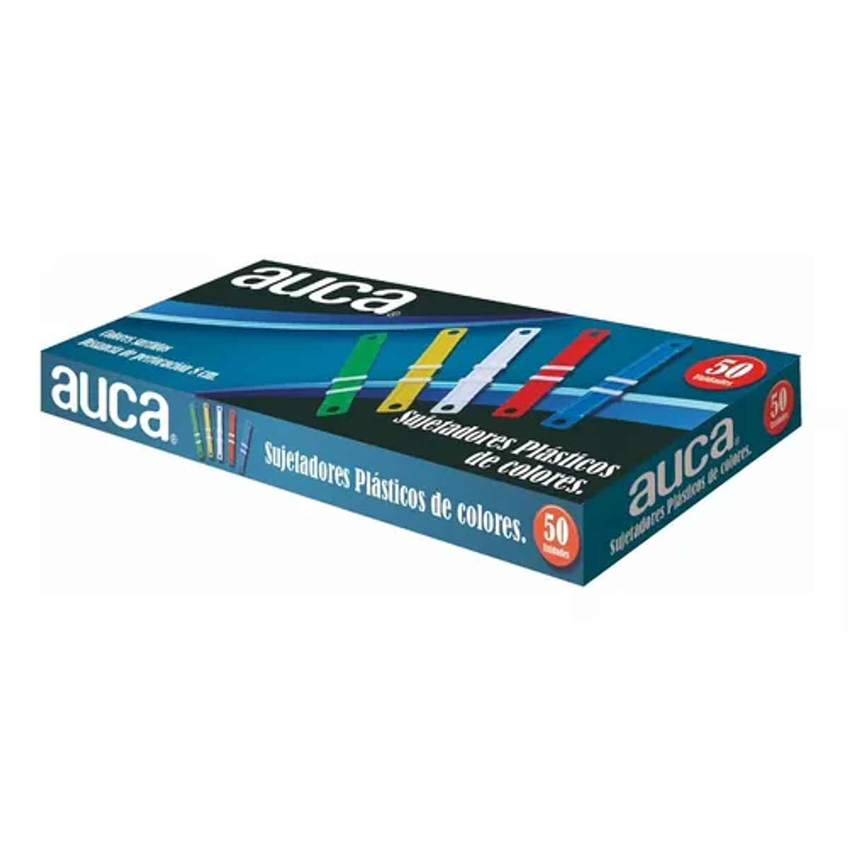 ACCO CLIP PLASTICO CAJA 50 UNIDADES