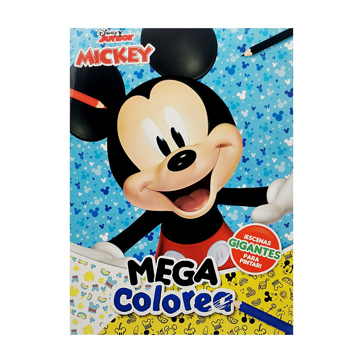 LIBRO MEGA COLOREA MICKEY