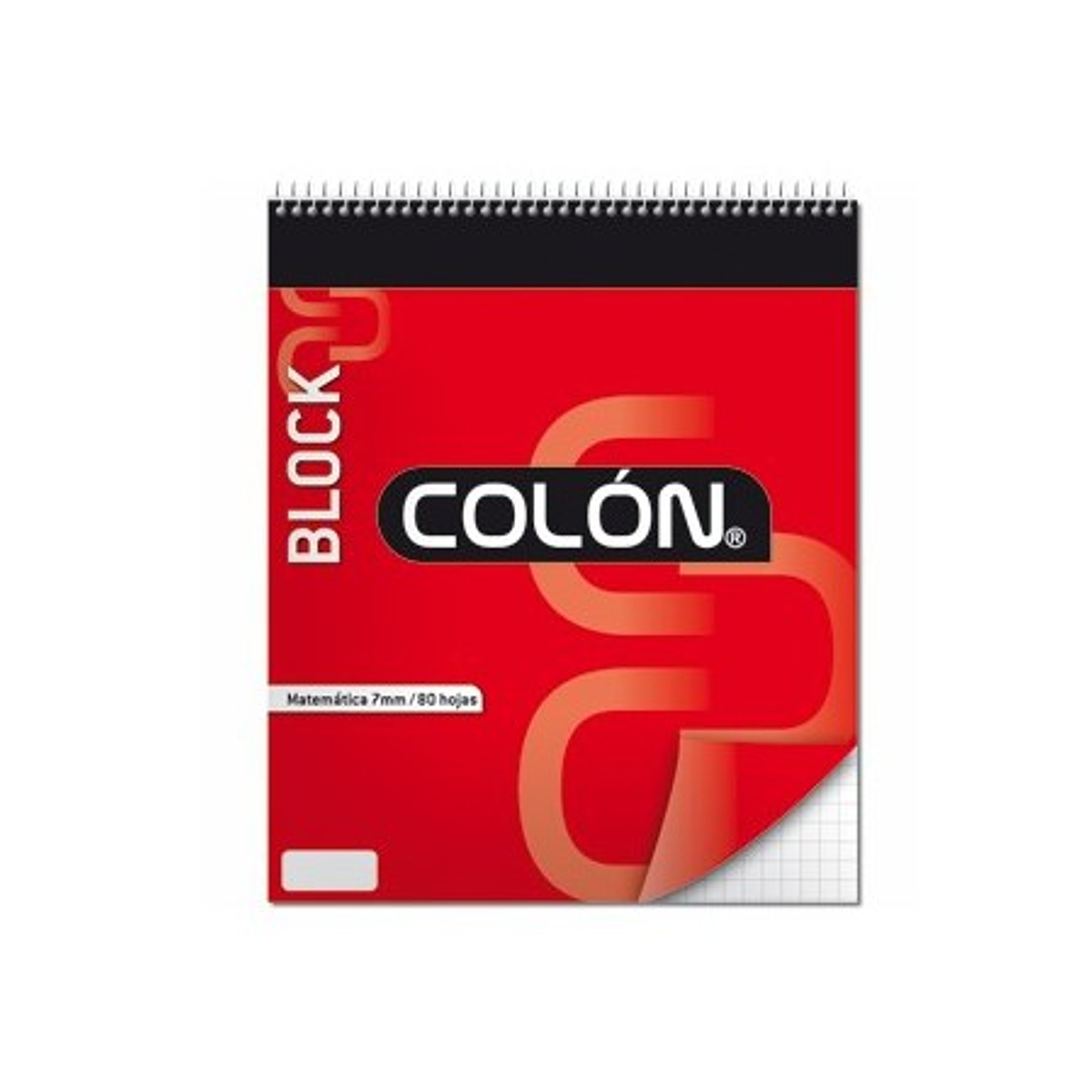 BLOCK APUNTES COLON CON ESPIRAL CARTA MAT.7MM