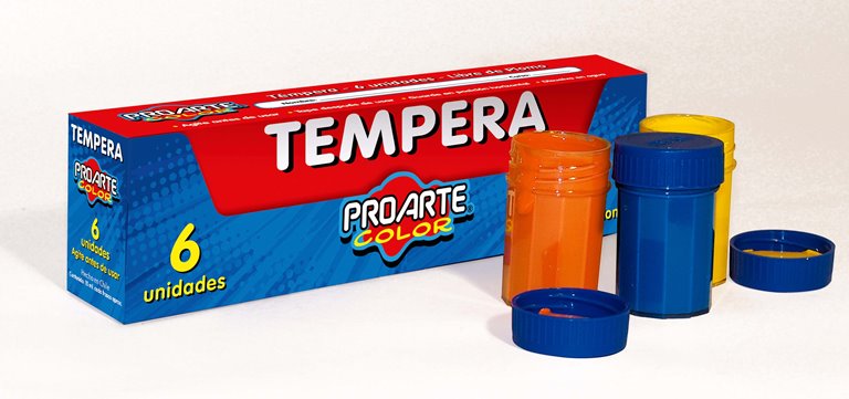 TEMPERA 6 COLORES