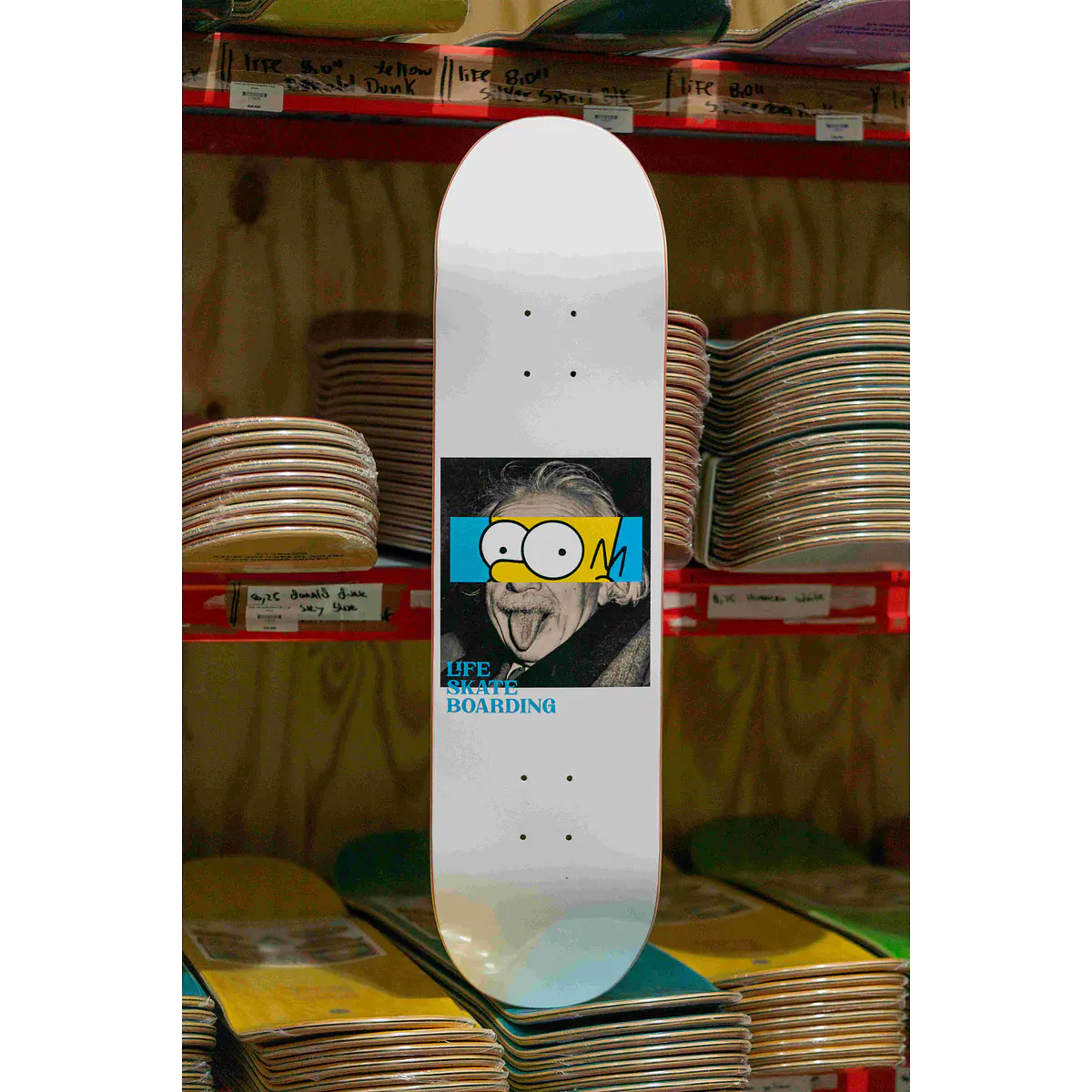 Tabla Life Homero white 8.25 + Lija Blank