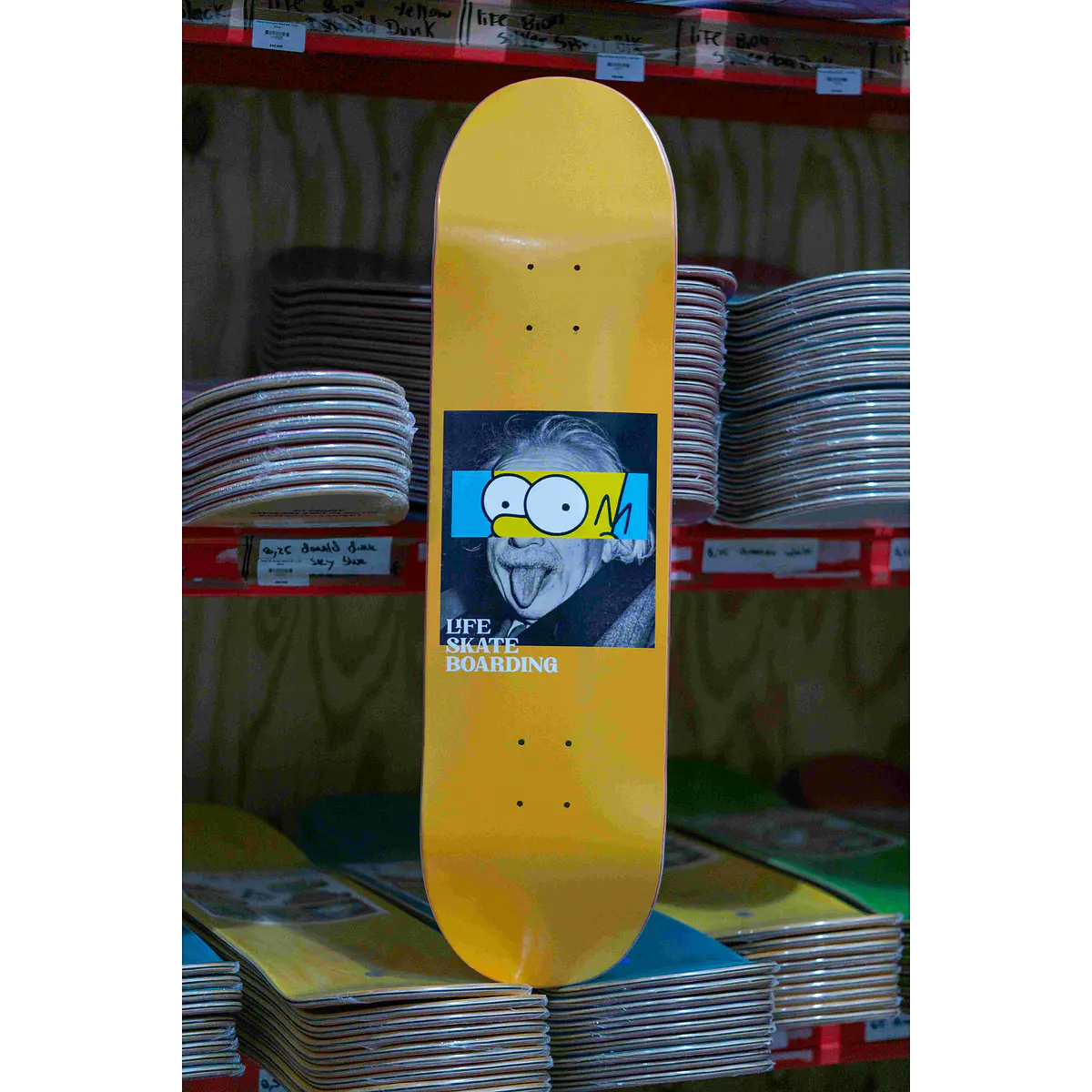Tabla Life Homero yellow 8.5 + Lija Blank