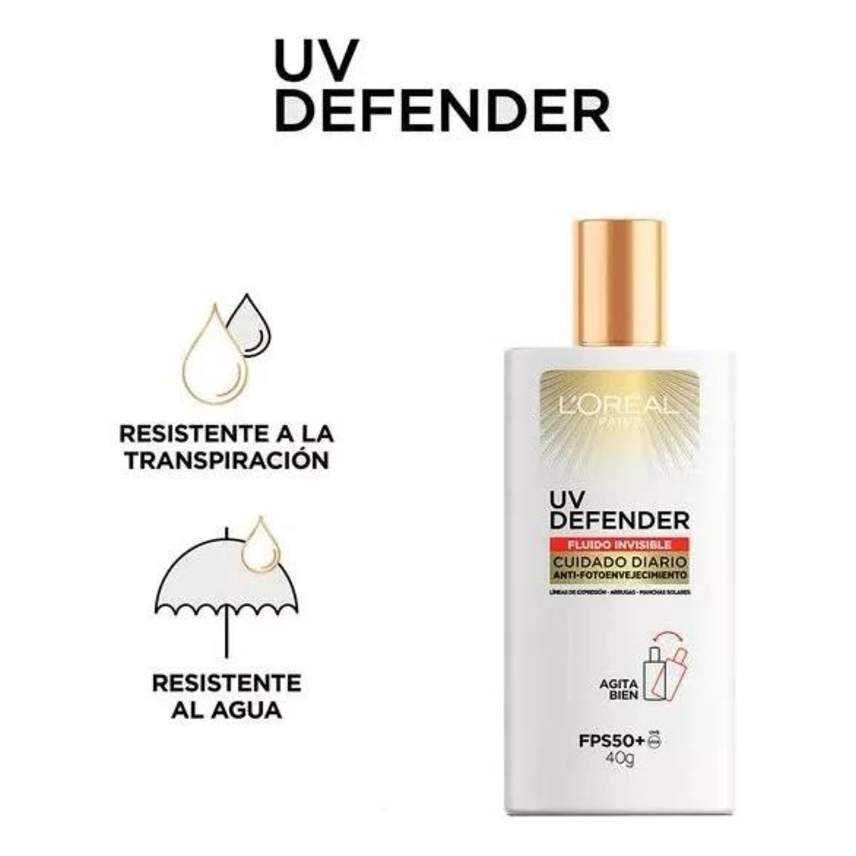 Crema Diaria Uv Defender: Protección Solar y Anti-Envejecimi ...