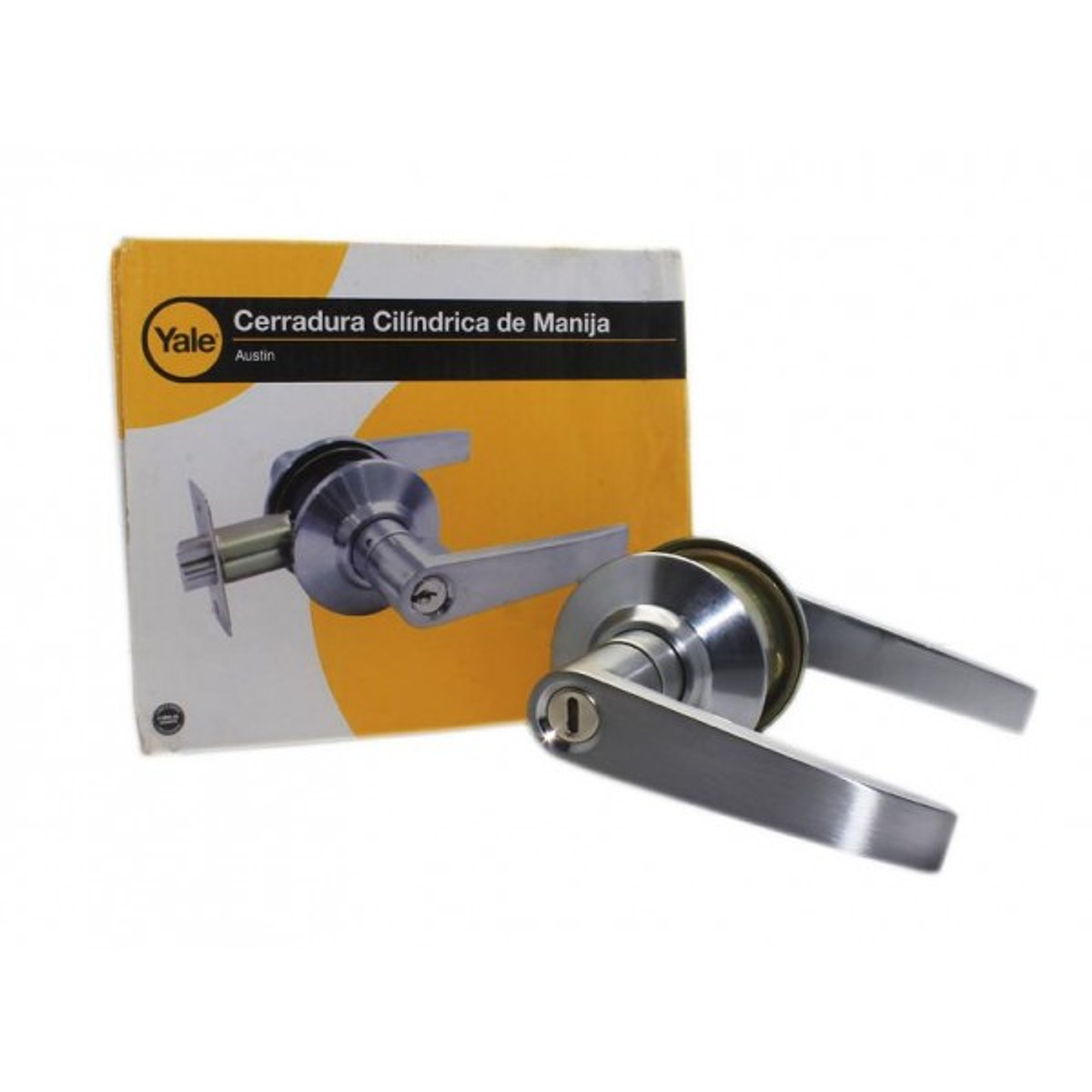 Chapa / Cerradura Manija Alcoba Yale / Austin Cromada Us26d