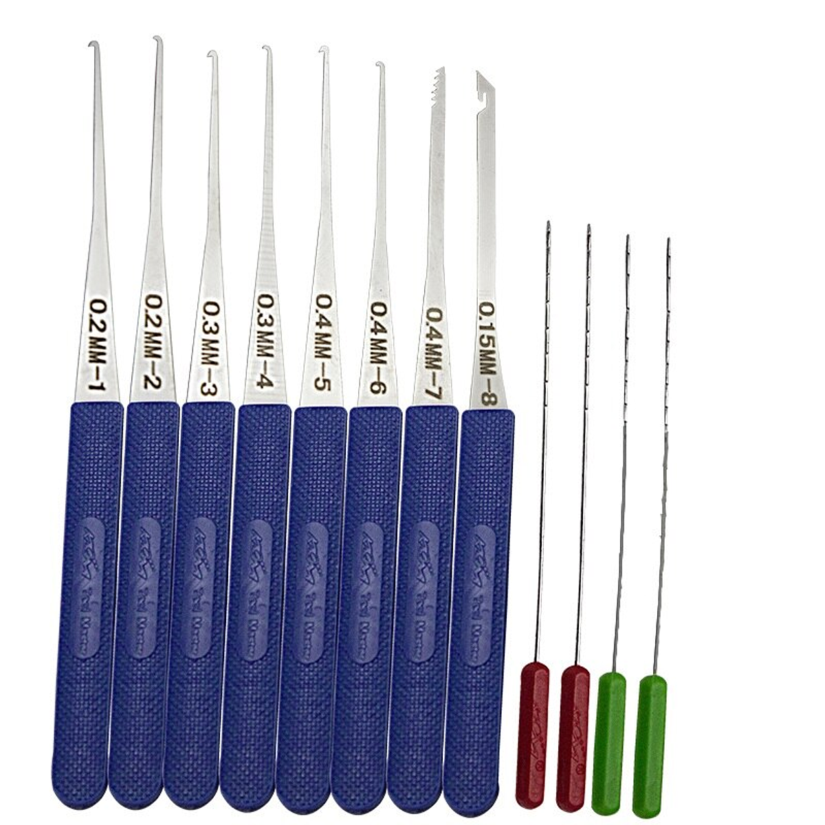 Extractor De Llaves Rotas Para Cerrajeria / Kit X 12 Piezas