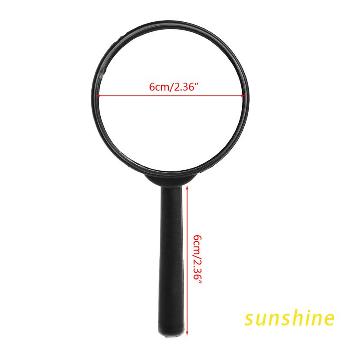 Lupa Glass Redonda 60mm Plastica / Escolar Pequeña Unidad*