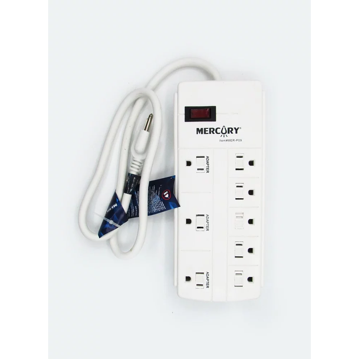 Multitoma Mercury Retie 8 Salidas 3x14 Awg Original Blanco