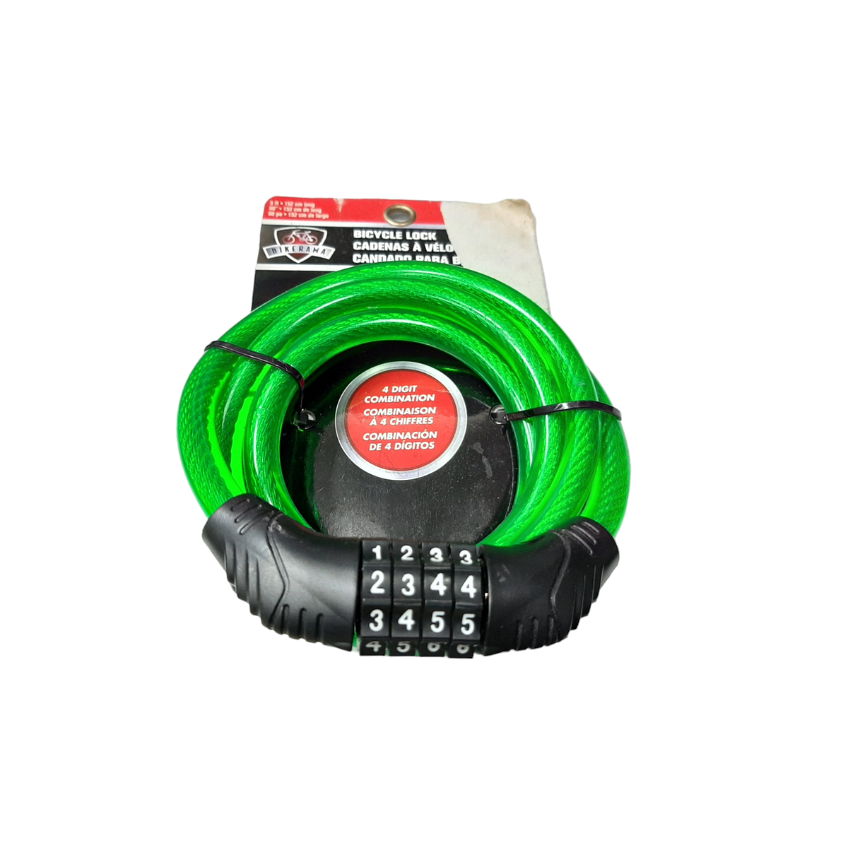 Candado Guaya Grande De Combinación 152cm De Largo 4 Dígitos