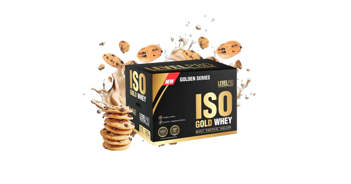 ISO GOLD WHEY caja x 15 sachets - COOKIES