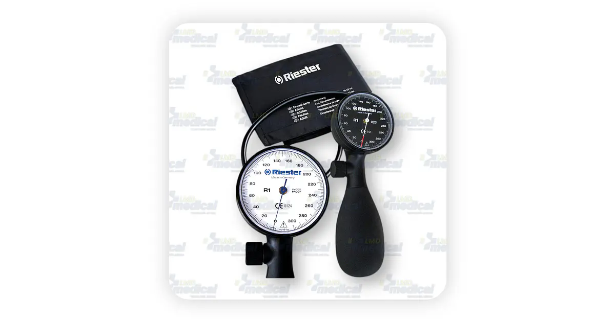 Tensiómetro aneroide R1-Shock Proof Negro Anticaídas Riester